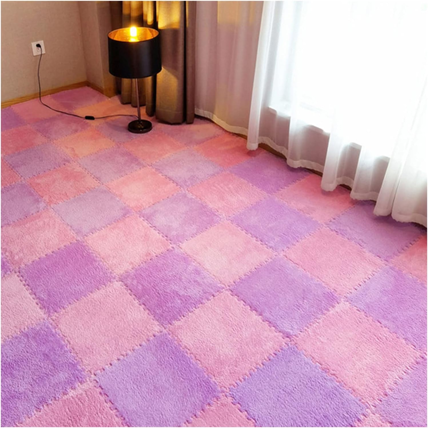 Amazon.com: 30 Pcs Interlocking Foam Mats,Plush Puzzle Floor Mat ...