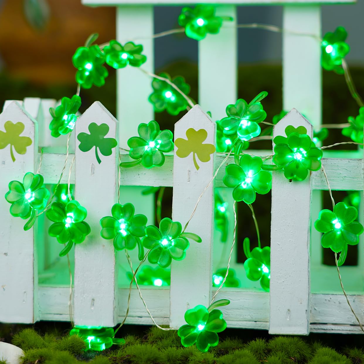 Snapklik.com : BOHON St Patricks Day Decorations Shamrocks String ...