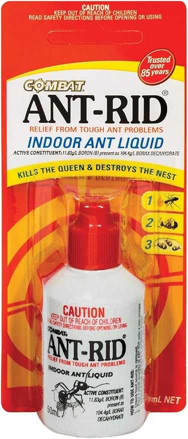 Combat Ant Rid Liquid Insecticide, Bottle 50ml : Amazon.com.au: Garden