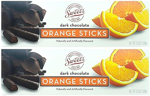 Amazon.com : Sweet Candy Company Dark Chocolate Orange Sticks - Gourmet ...