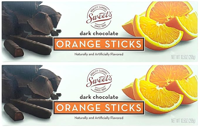 Amazon.com : Sweet Candy Company Dark Chocolate Orange Sticks - Gourmet ...