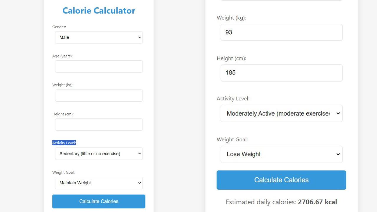 Advanced Calorie Calculator - App on Amazon Appstore