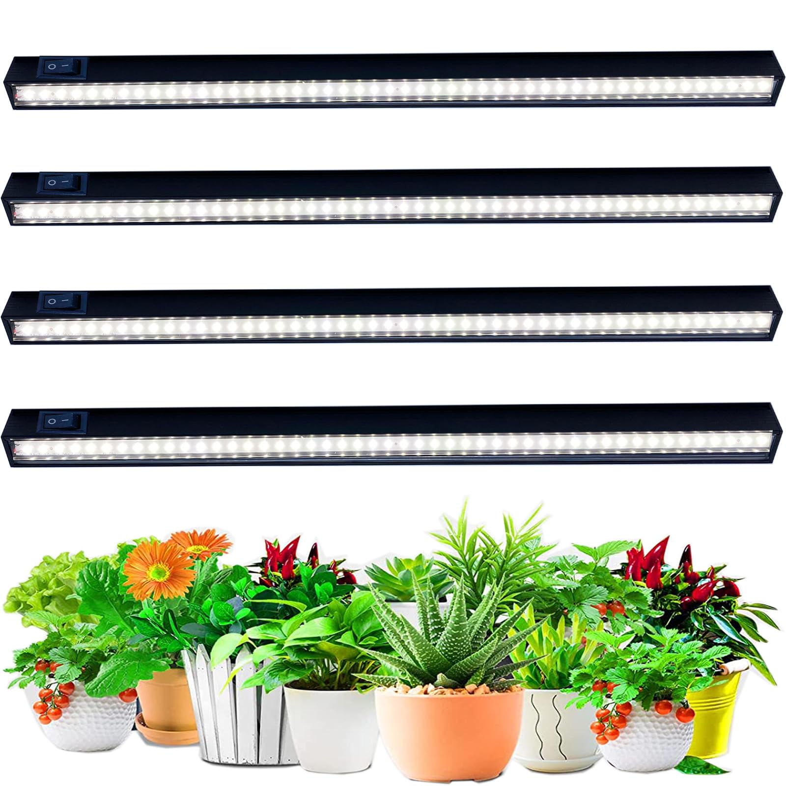 MOYA STD Housing Black T5 2FT Grow Lights for Indoor Plants, T5 LED ...