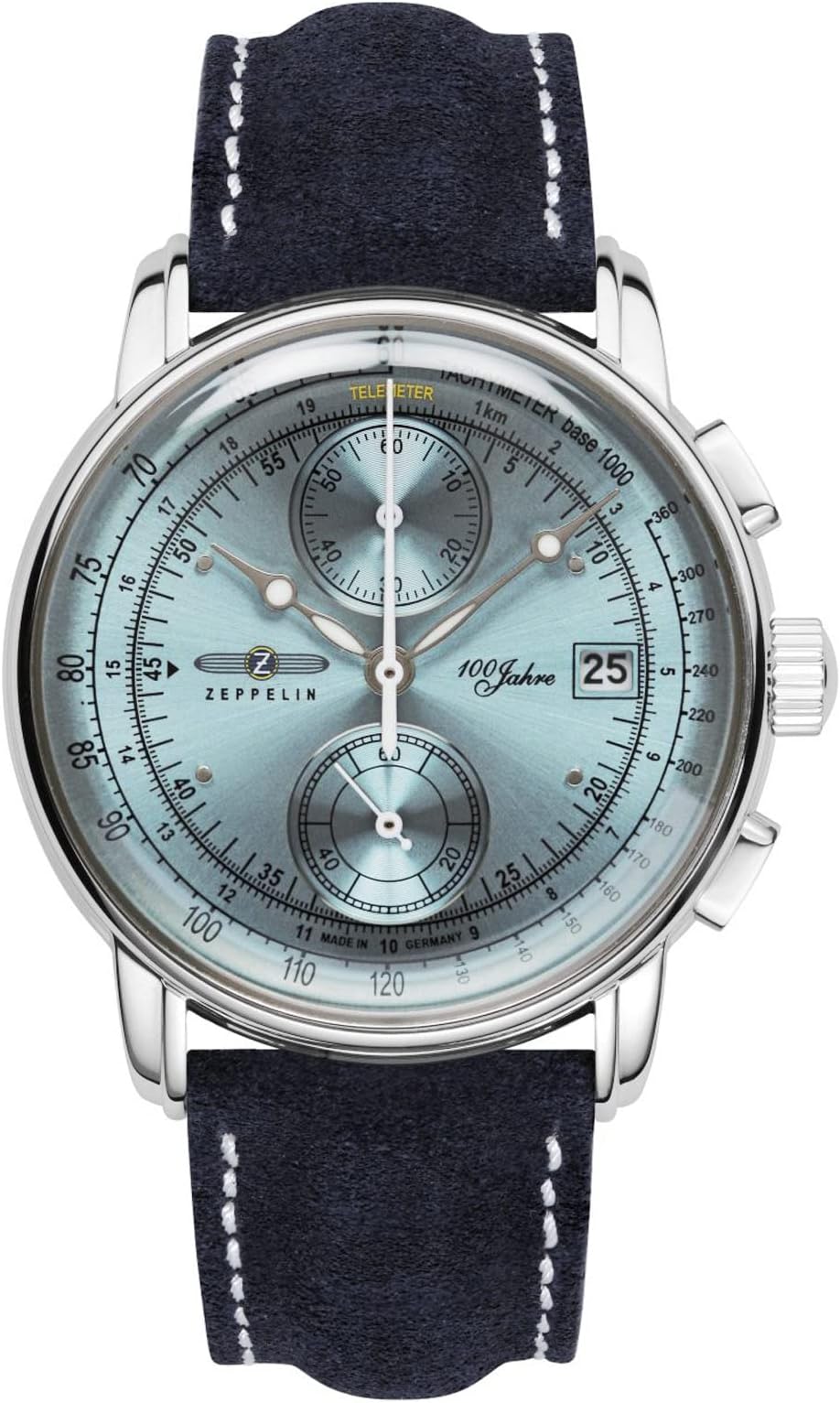 Zeppelin 100 Jahre ED 1 86761 Men's Chronograph 8676-1 : Amazon.co.uk ...
