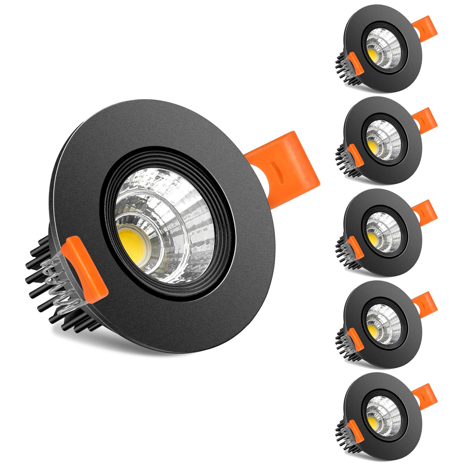 2 Inch LED Recessed Lighting, 3W Dimmable LED Downlight, 5000K Daylight ...