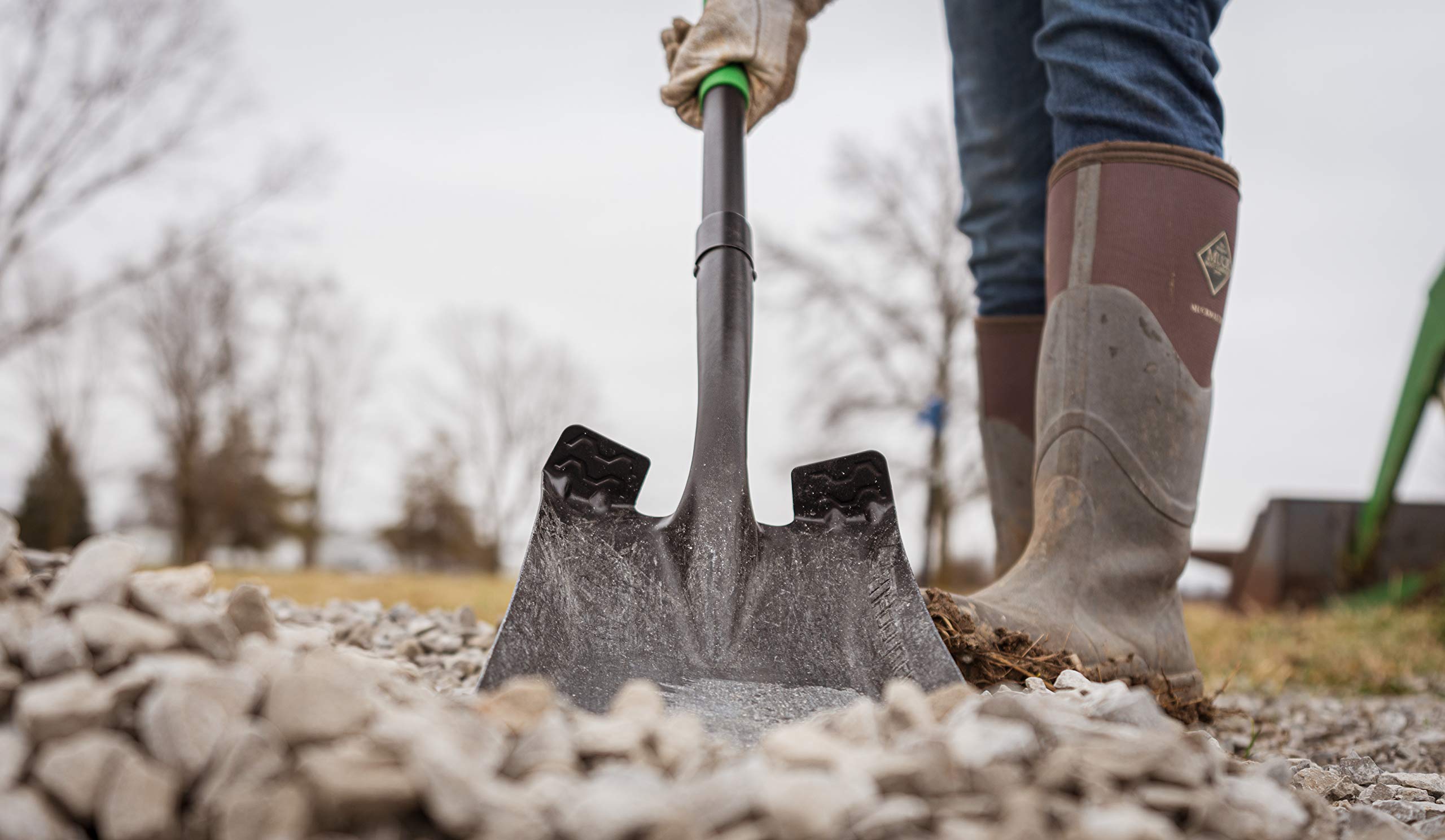 Hooyman Transfer Shovel with Heavy Duty Carbon Steel Head Construction ...