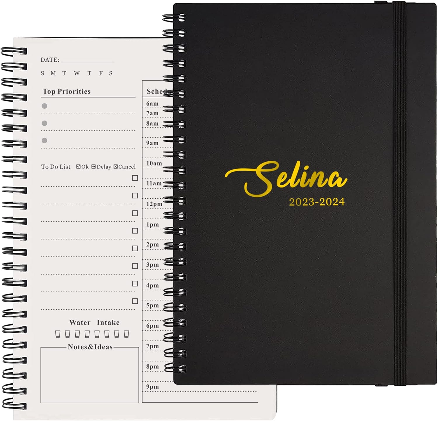 Amazon.com : Personalized Daily Planner Undated,To Do List Notebook ...