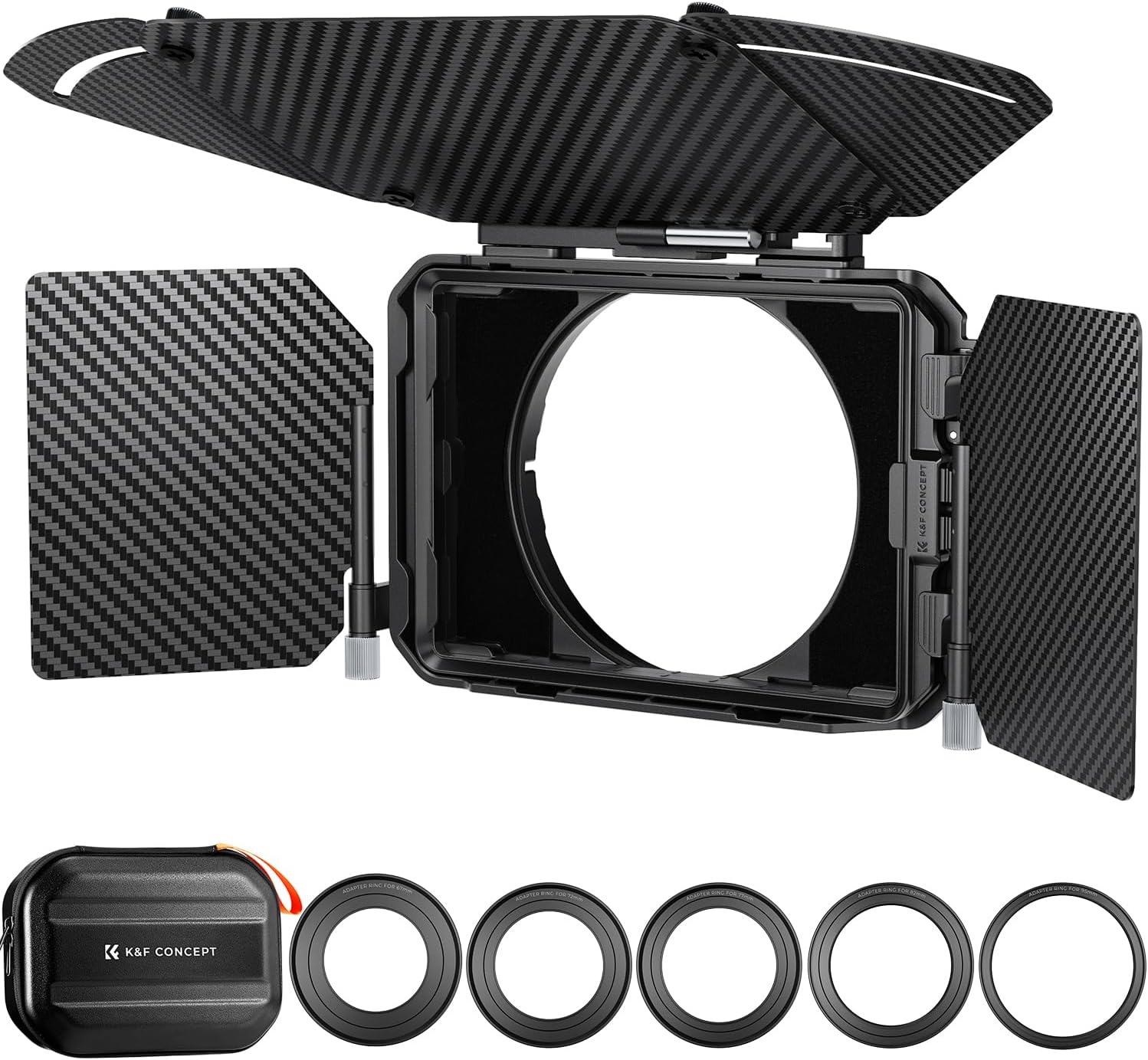 Amazon.com : K&F Concept Mini Matte Box, DSLR Camera Matte Box with ...