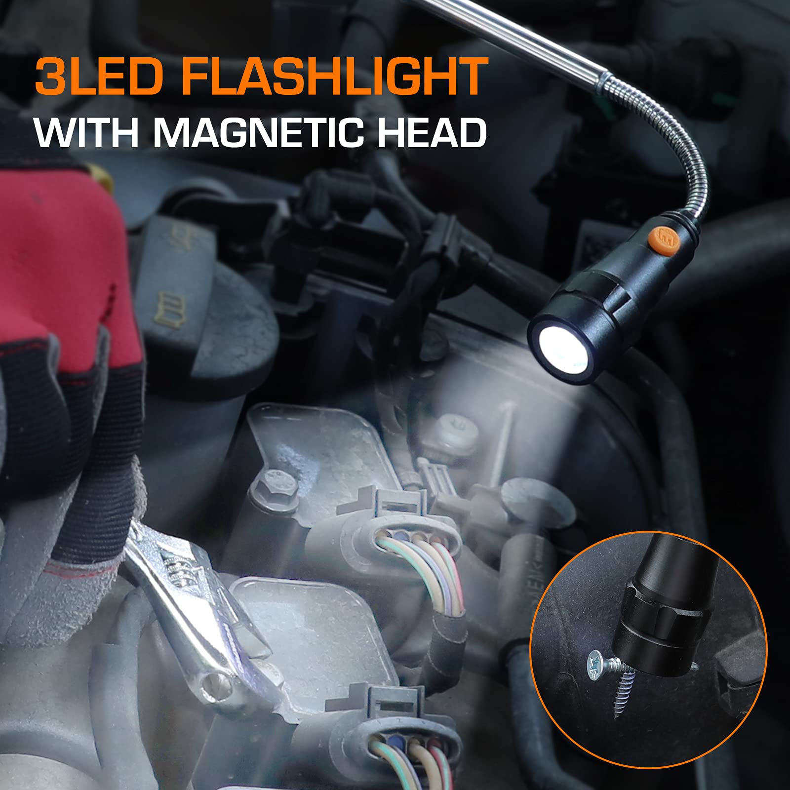 Snapklik.com : EverBrite 2-Piece Magnetic Pick Up Tool Set, Telescoping ...