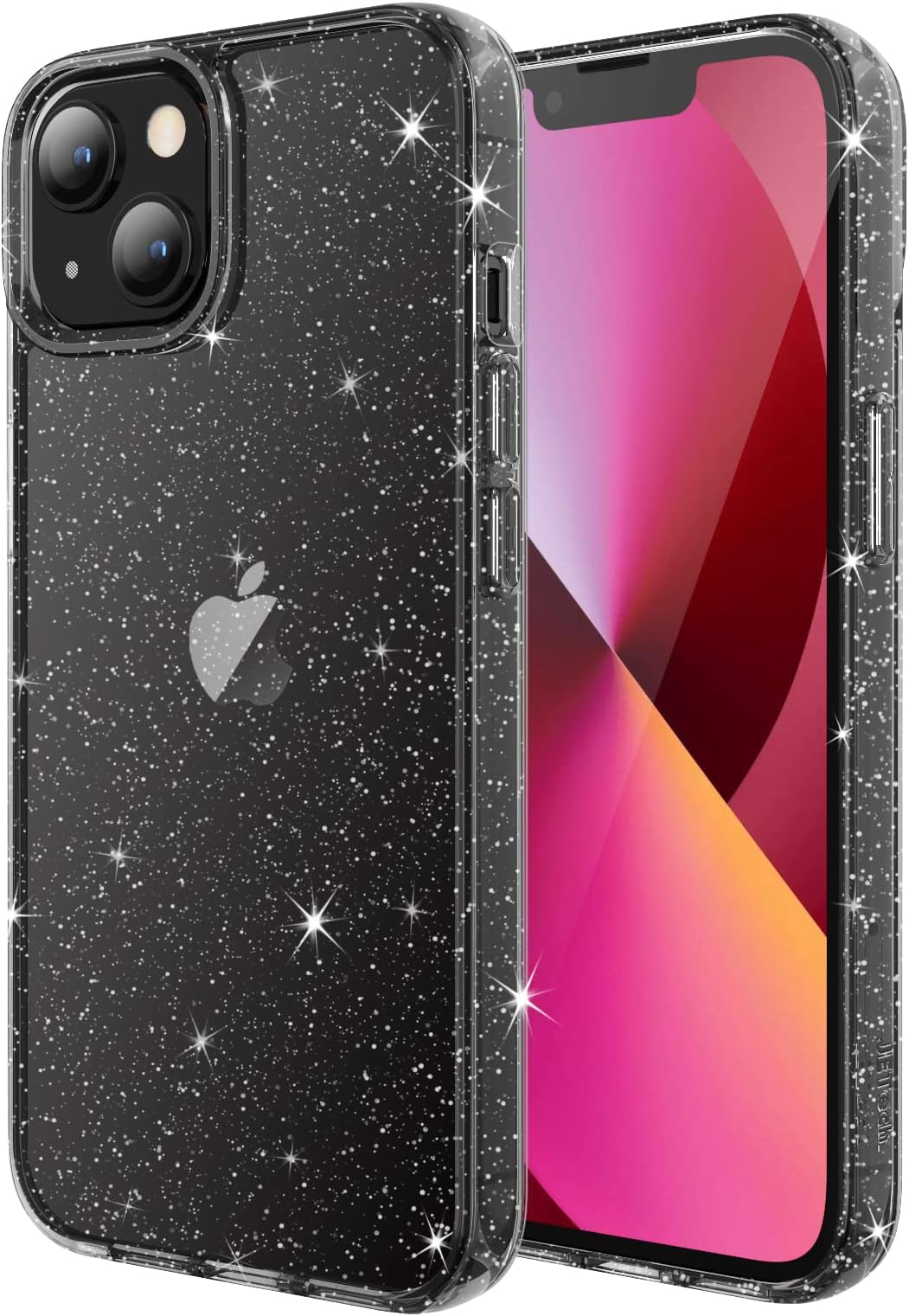 JETech Funda Glitter para iPhone 13 6,1 Pulgadas, Carcasa Teléfono ...
