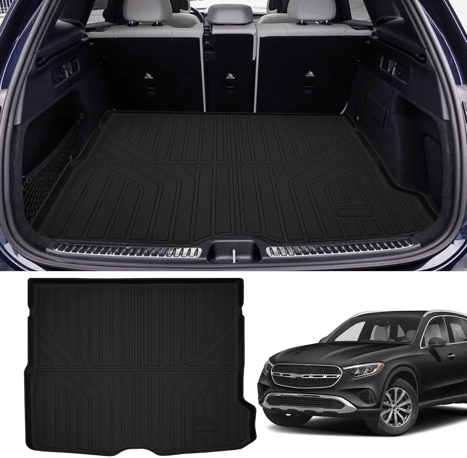 Amazon.com: Naibeve for 2023 2024 Mercedes-Benz GLC Cargo Mat Cargo ...