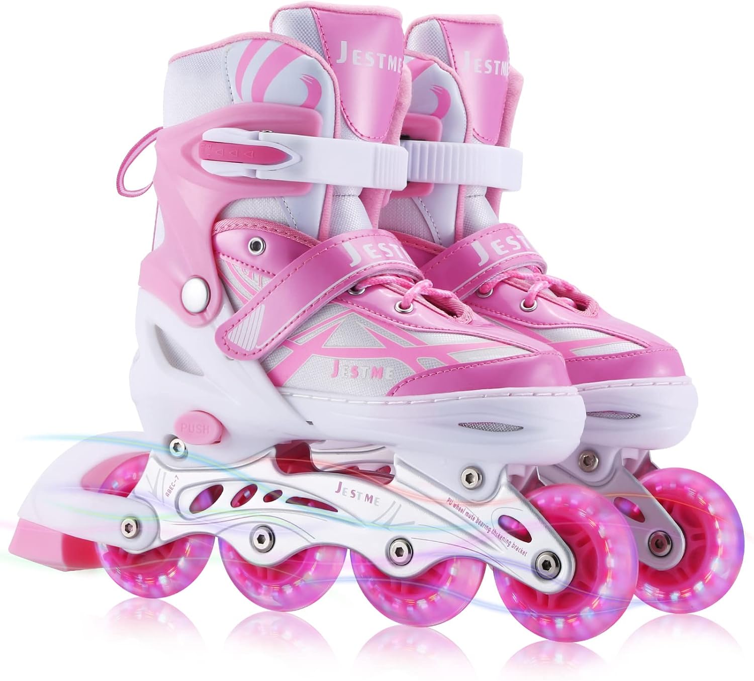 Amazon.com : Adjustable Inline Skates for Girls Boys Beginners, Kids ...