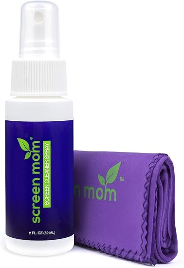 Amazon.com : Screen Cleaner Spray and 2 Microfiber Cloths - 2oz Bottle ...