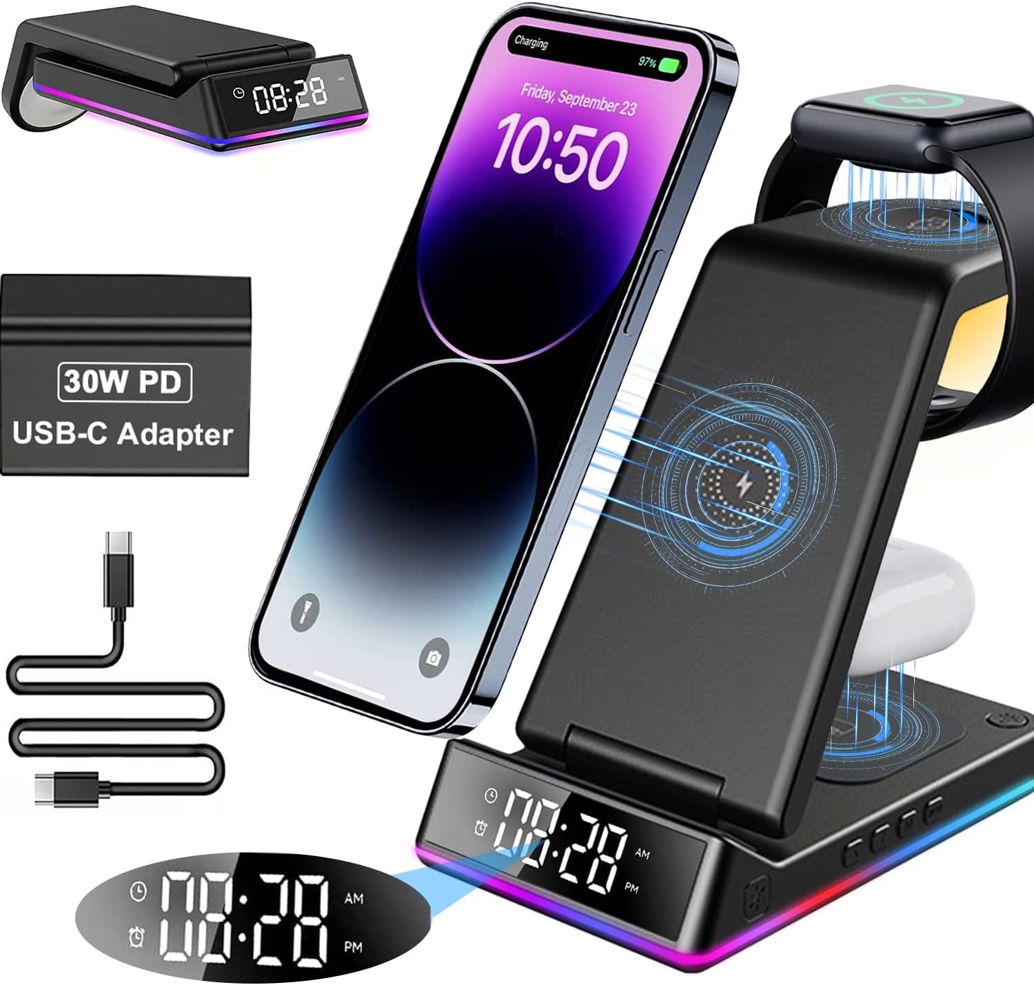 Caricatore Wireless : Amazon.it: Elettronica