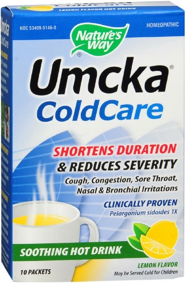Amazon.com: Natures Way Umcka ColdCare Soothing Hot Drink - 10 per Pack ...