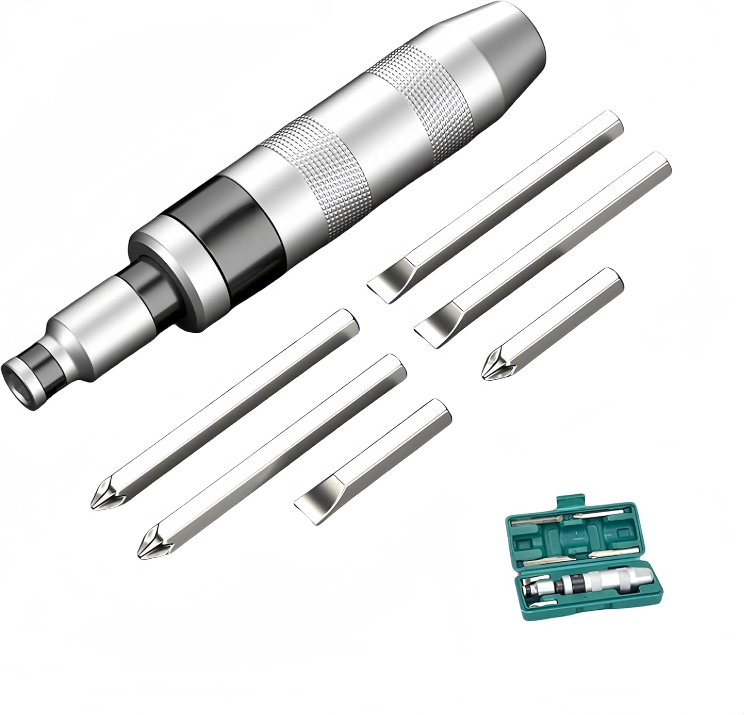 8 PCs Impact Screwdriver Set, Reversible Manual Hand Impact Driver Bits ...