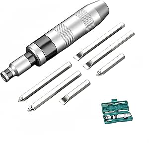 8 PCs Impact Screwdriver Set, Reversible Manual Hand Impact Driver Bits ...