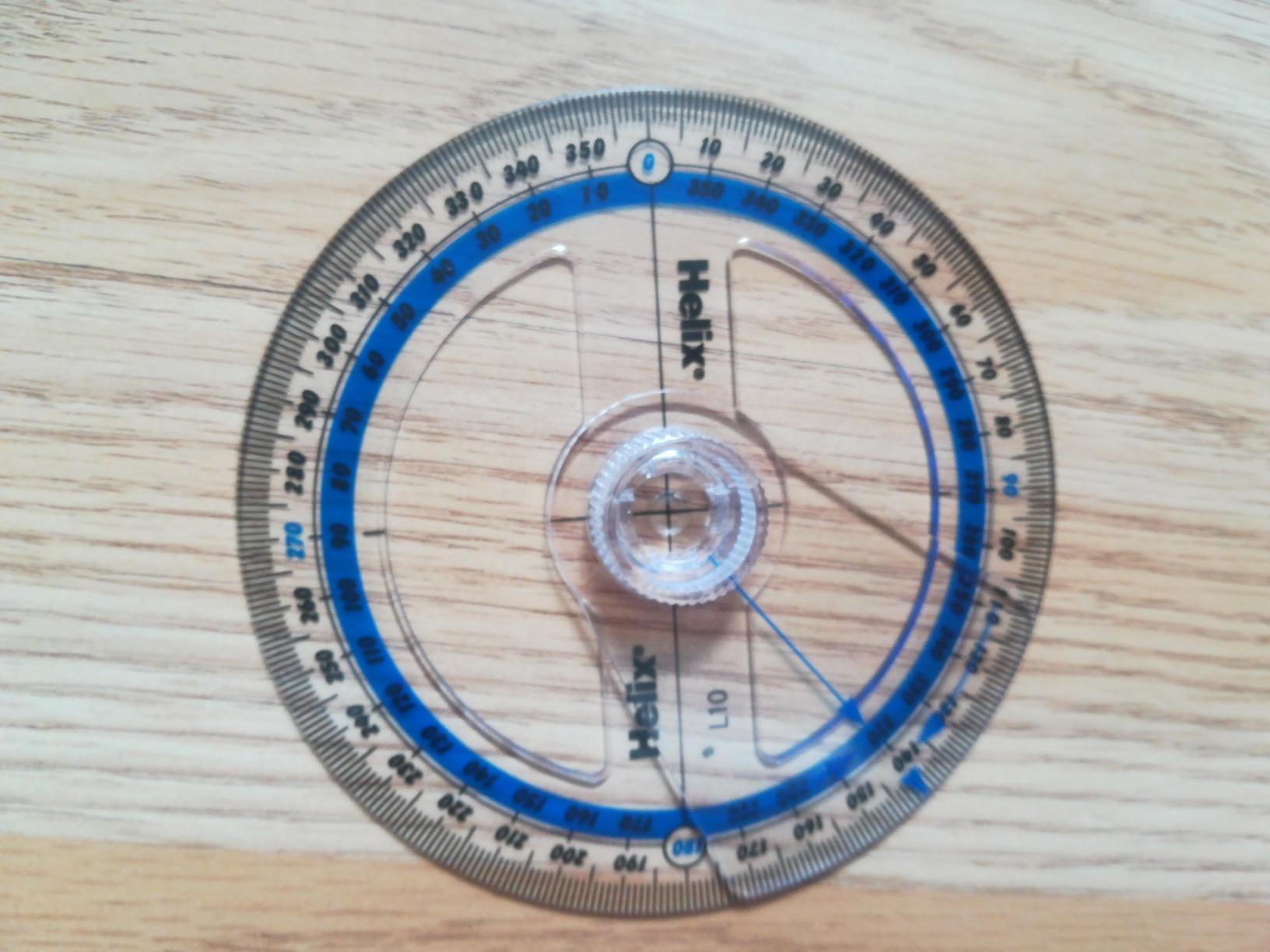 Helix 10cm 360 degree Protractor Angle Measure : Amazon.co.uk: DIY & Tools