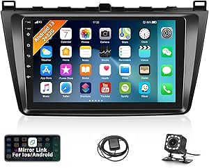Amazon.com: [2+32GB] Android 13 Car Stereo for Mazda 6 2007-2012,9 Inch ...