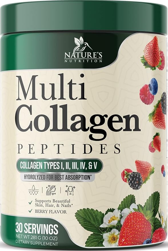 Amazon.com: Collagen Powder - Grass-Fed Collagen Peptides with Type I ...