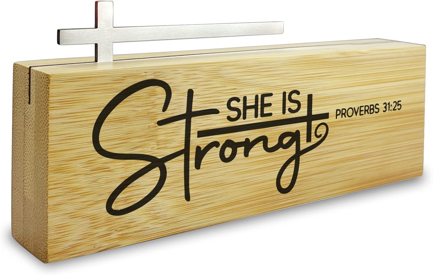 Amazon.com: Christian Faith Cross Desk Shelf Sign, Religious Decor for ...