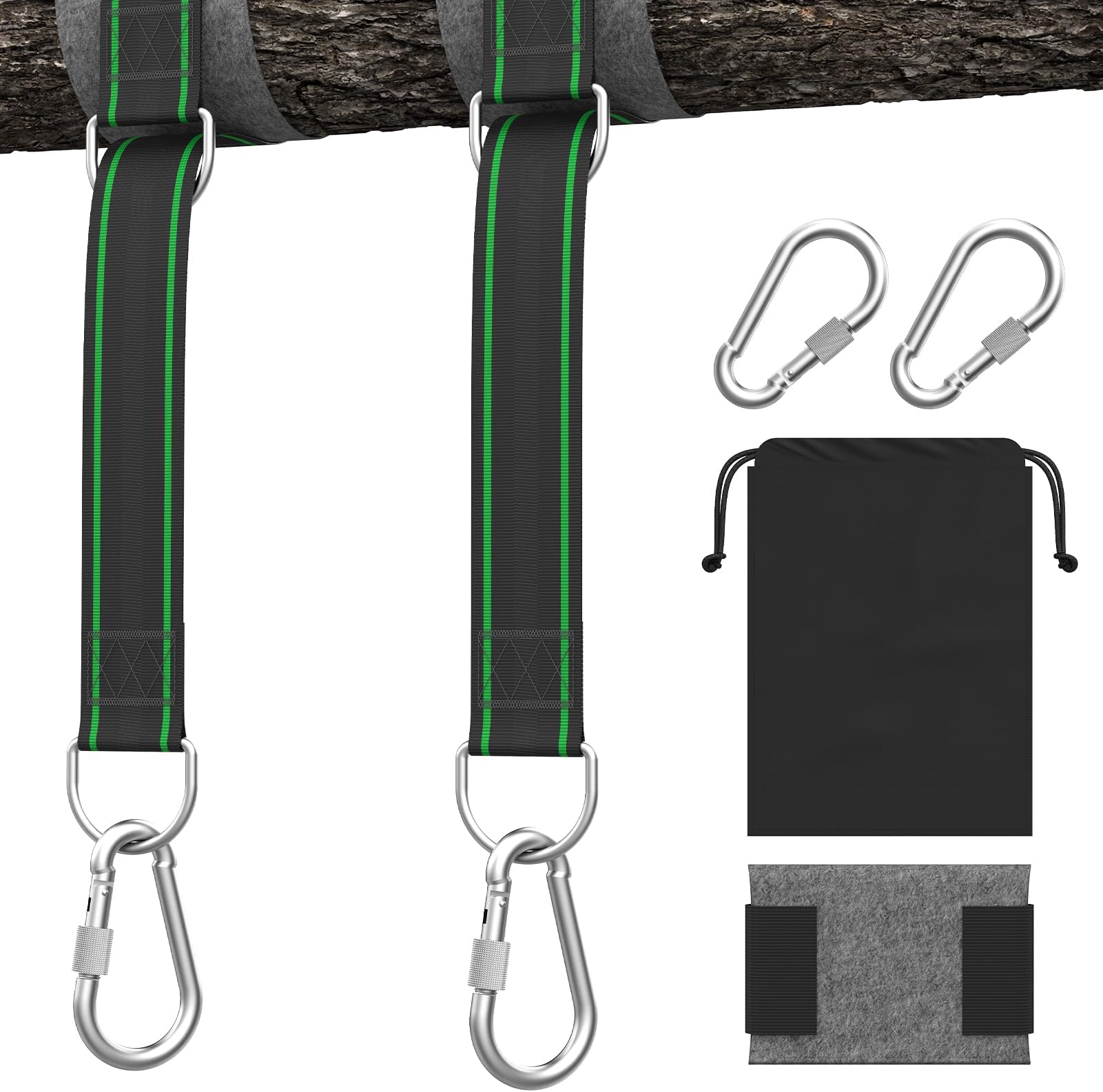 Hammock Straps Tree Swing Straps Set Of 2 Hammock Tree Straps Swing ...