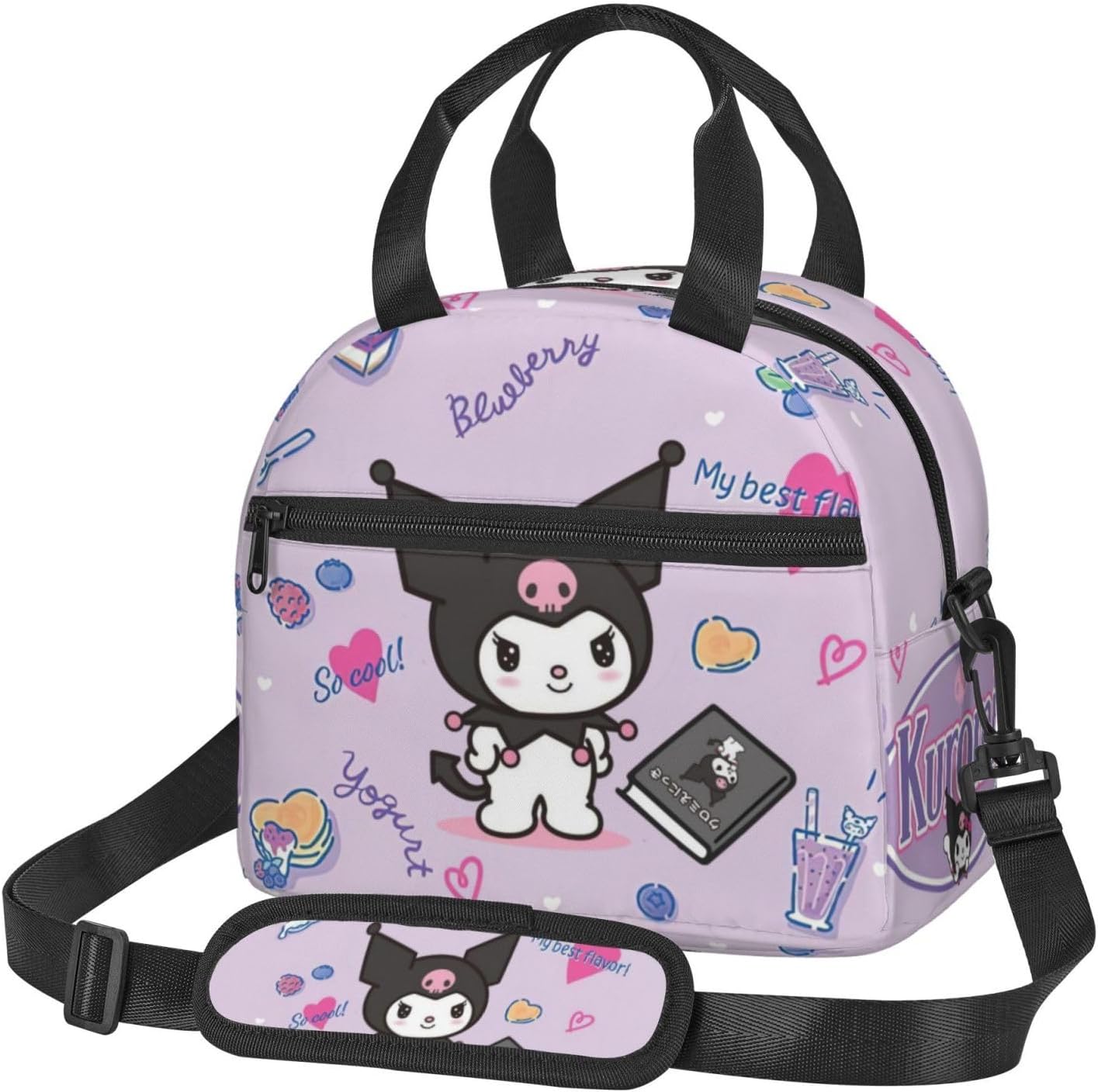 Amazon.com: EWBOITE Cartoon Luch Box Cute Lunch Bag Reusable Insulated ...