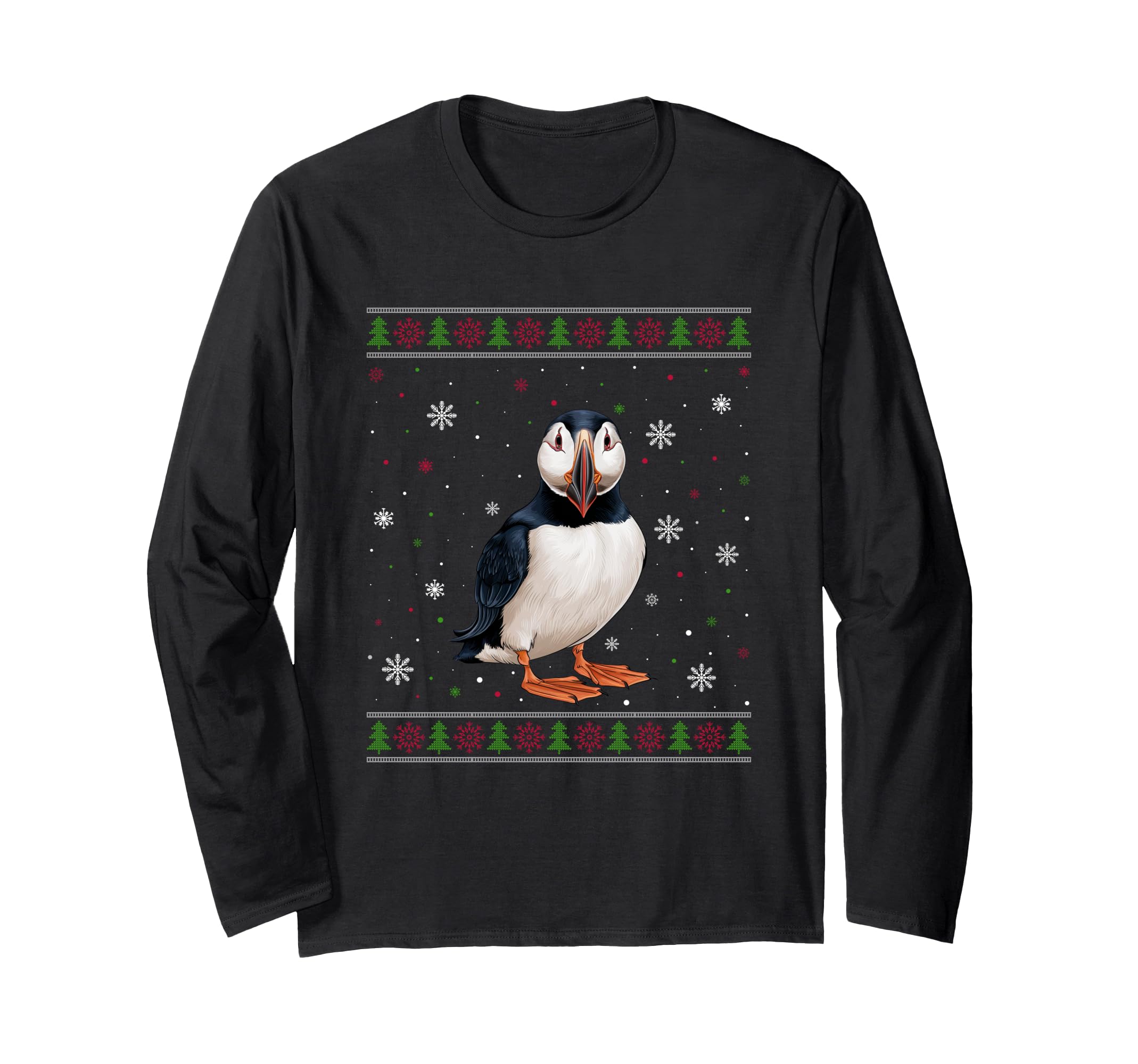 Amazon.com: Puffin Christmas Sweater Men Women Kids Xmas Funny Long ...