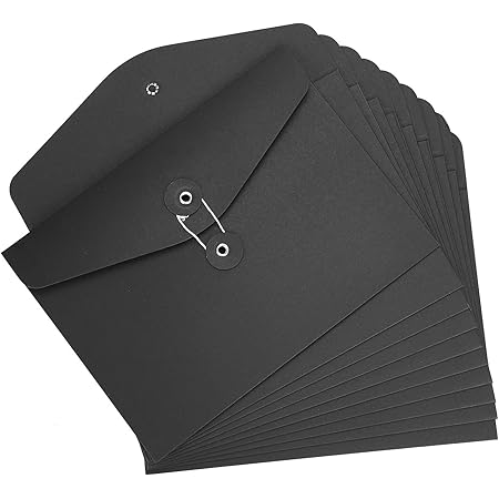 Amazon.com : 10 Pack Envelope File Folders, A5 Letter Size Project Document Organizer Holder ...