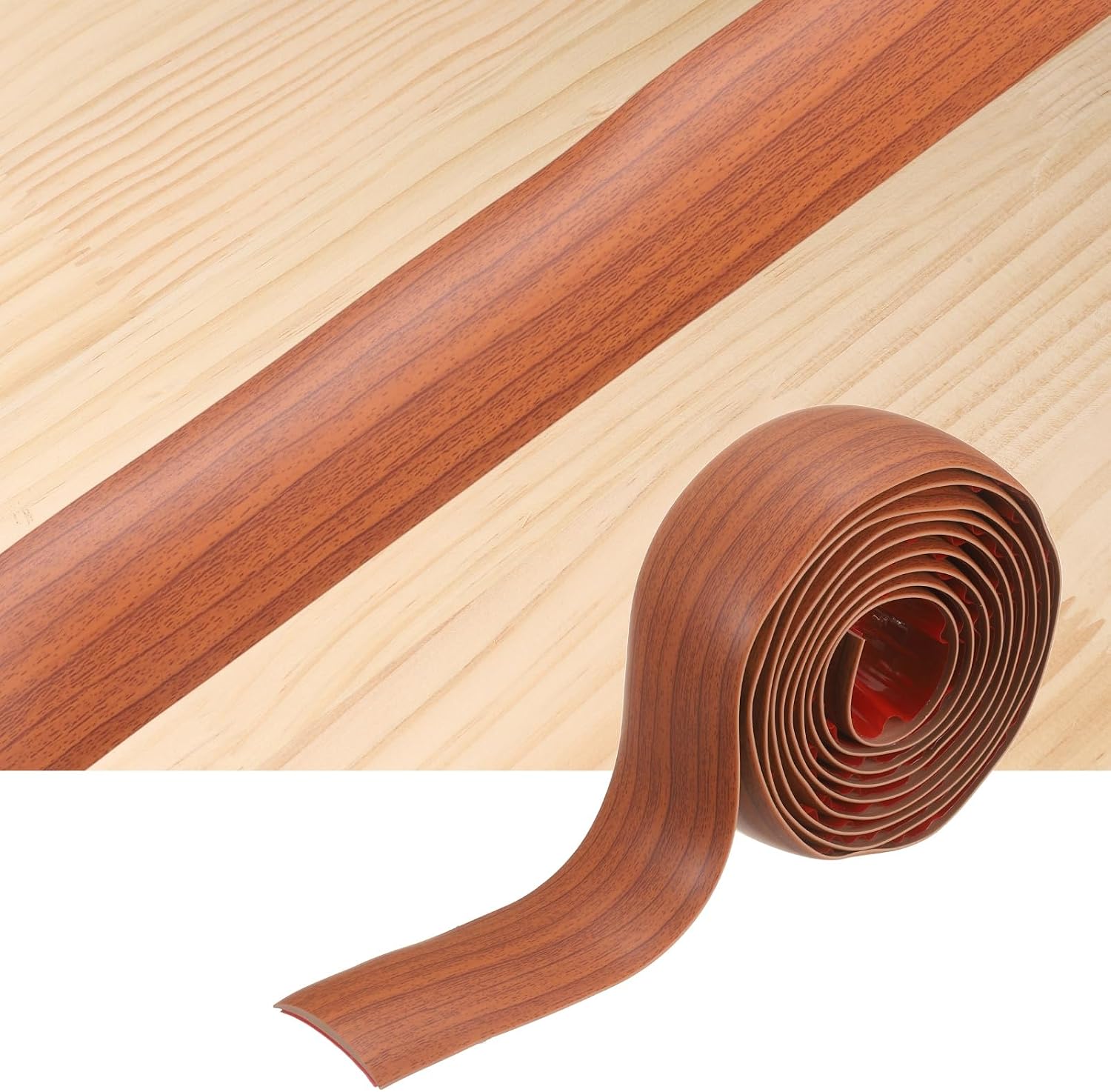 uxcell Floor Transition Strips, 6.56ft x 1.57"(LxW) Self Adhesive Vinyl ...