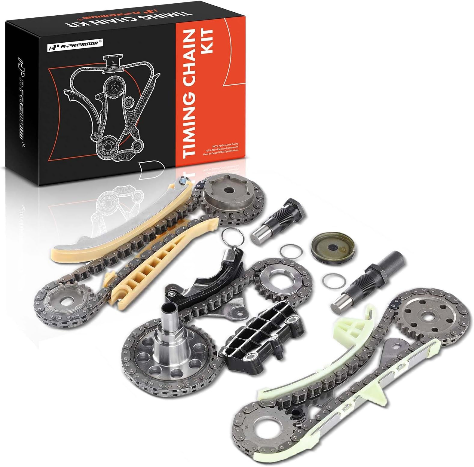 Amazon.com: A-Premium 19PCS Engine Timing Chain Kit W/Tensioner & Sprocket [fit SOHC 6Cyl 4.0L ...