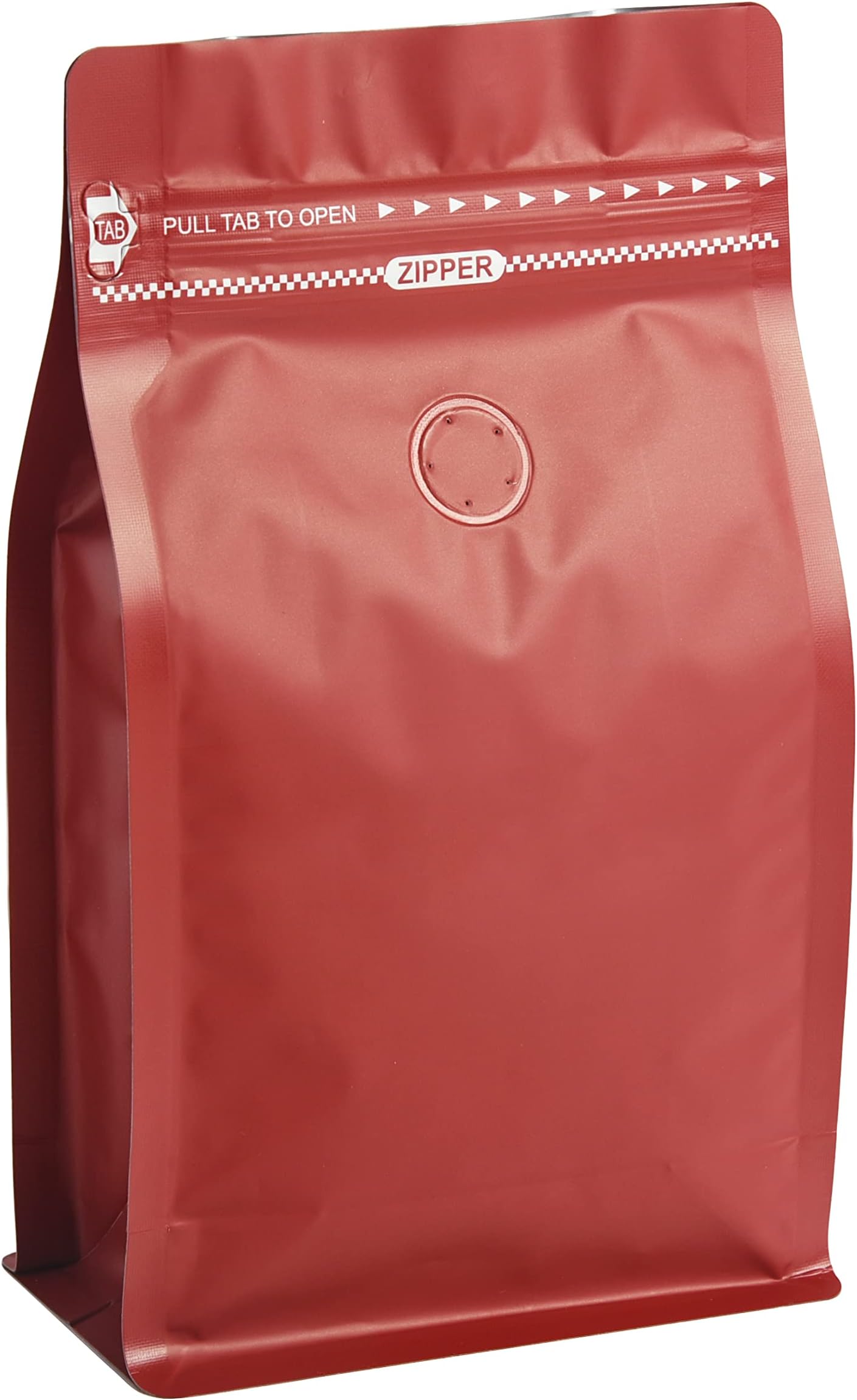 Amazon.com: 50 Count 12oz Red Coffee Bags with Aluminum Foil Liner ...