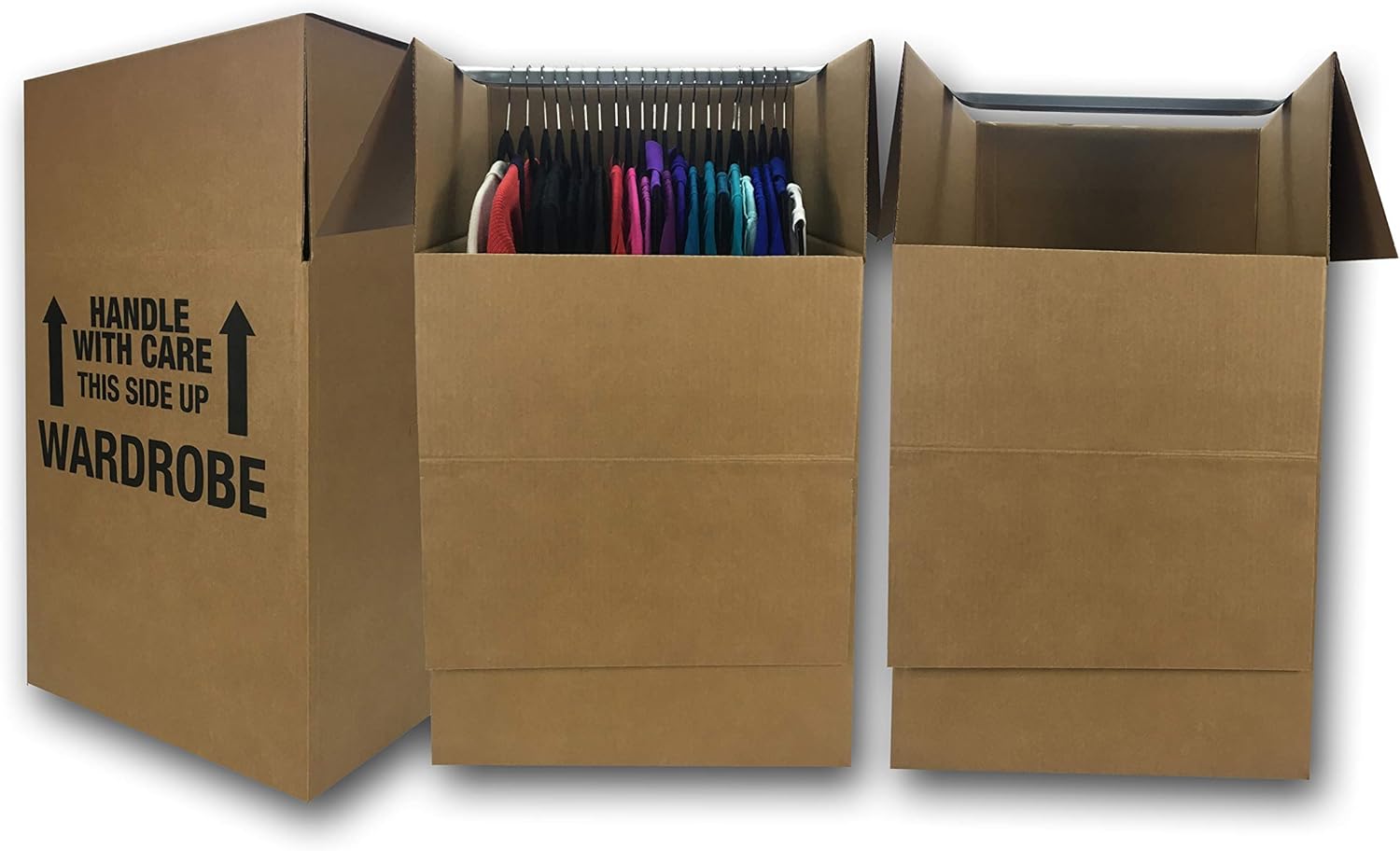 AmazonBasics Wardrobe Boxes - 20" x 20" x 34", 3-Pack : Amazon.ca: Home