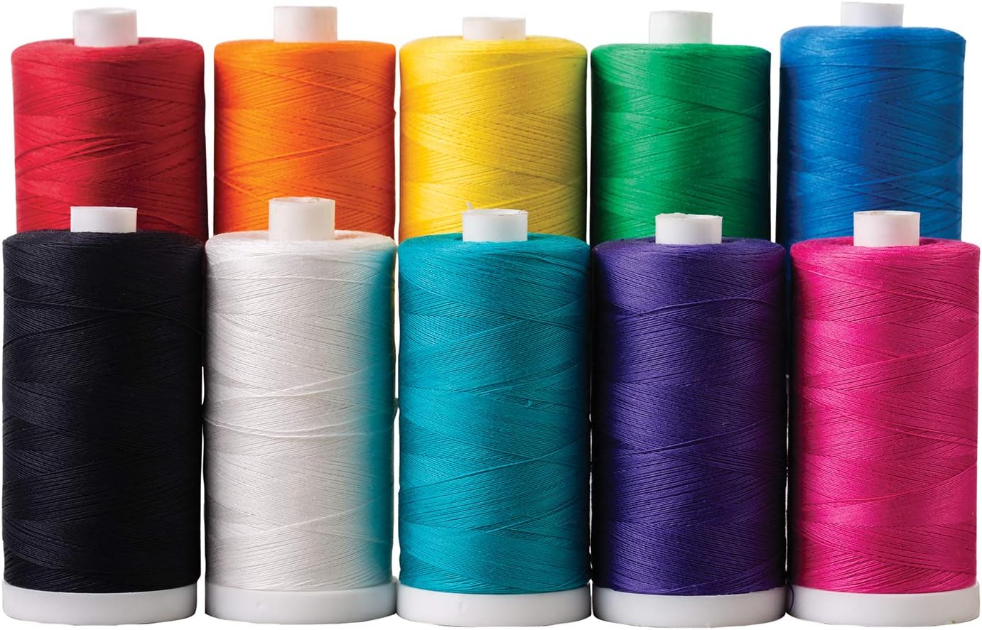 Amazon.com: Connecting Threads 100% Cotton Thread Sets - 1200 Yard ...