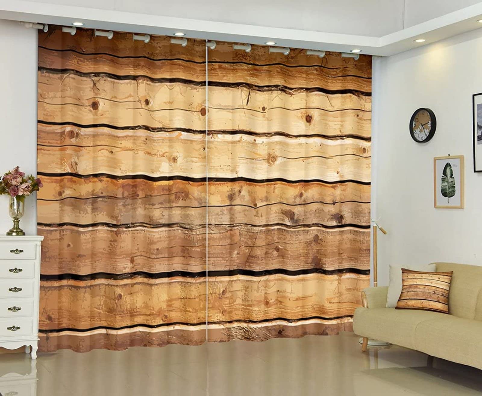 Log Cabin Bedroom Curtains