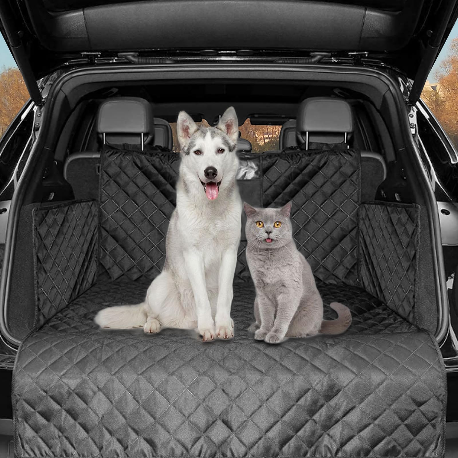 Amazon.com: Waterproof Non-Slip Durable Dog Cargo Cover Mat for Cars ...