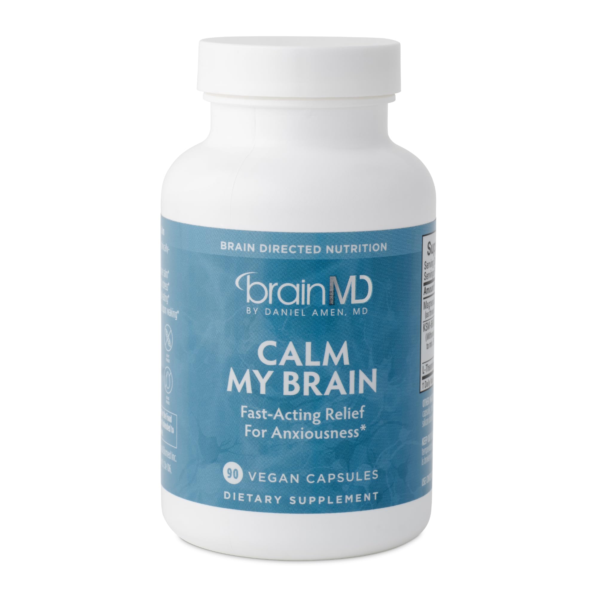 Amazon.com: Dr Amen BrainMD Calm My Brain - 90 Vegan Capsules, Pack of ...