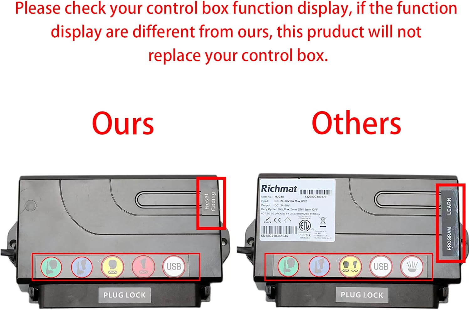 Buy Replacement Control Box for Adjustable Bed at Ubuy Nepal