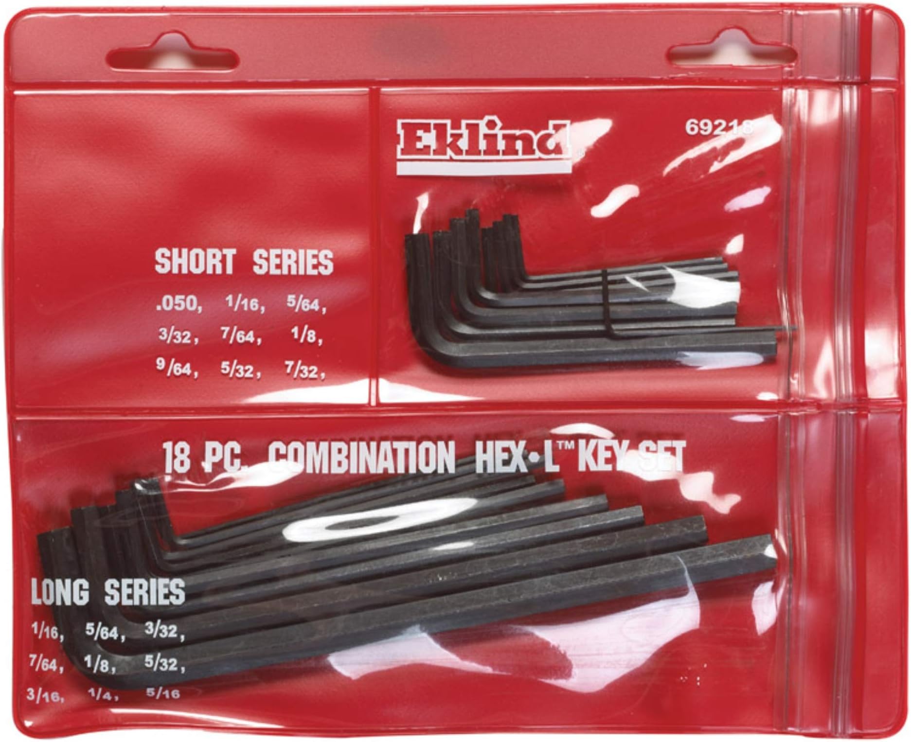 Eklind 13222 Ball-Hex L-Key allen wrench Combo- Inch / MM (2 sets 22pc ...