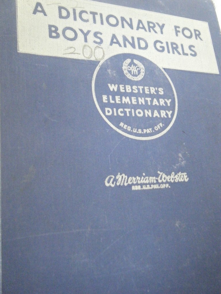 Webster's Elementary Dictionary a Dictionary for Boys and Girls 1941: N ...