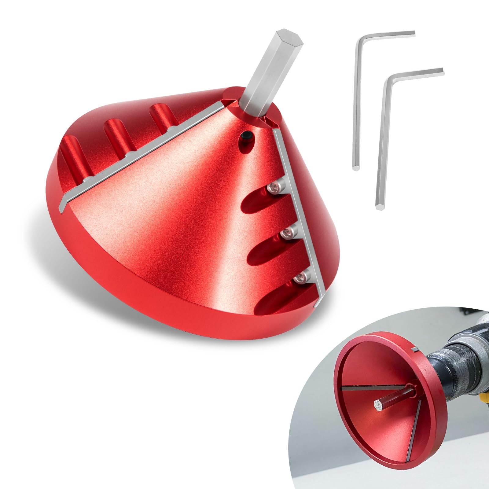 Snapklik.com : 2 In 1 PVC Deburring Tool, Inner-Outer PVC Chamfer Tool ...