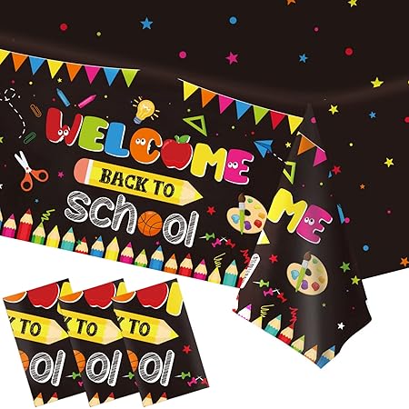 Amazon.com: 3 Pieces Back to School Wood Table Decor Pencil Book Bus ...