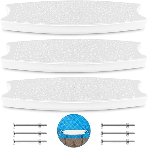 Amazon.com : Pool Ladder Steps Replacement, 3 PCS Pool Steps for ...