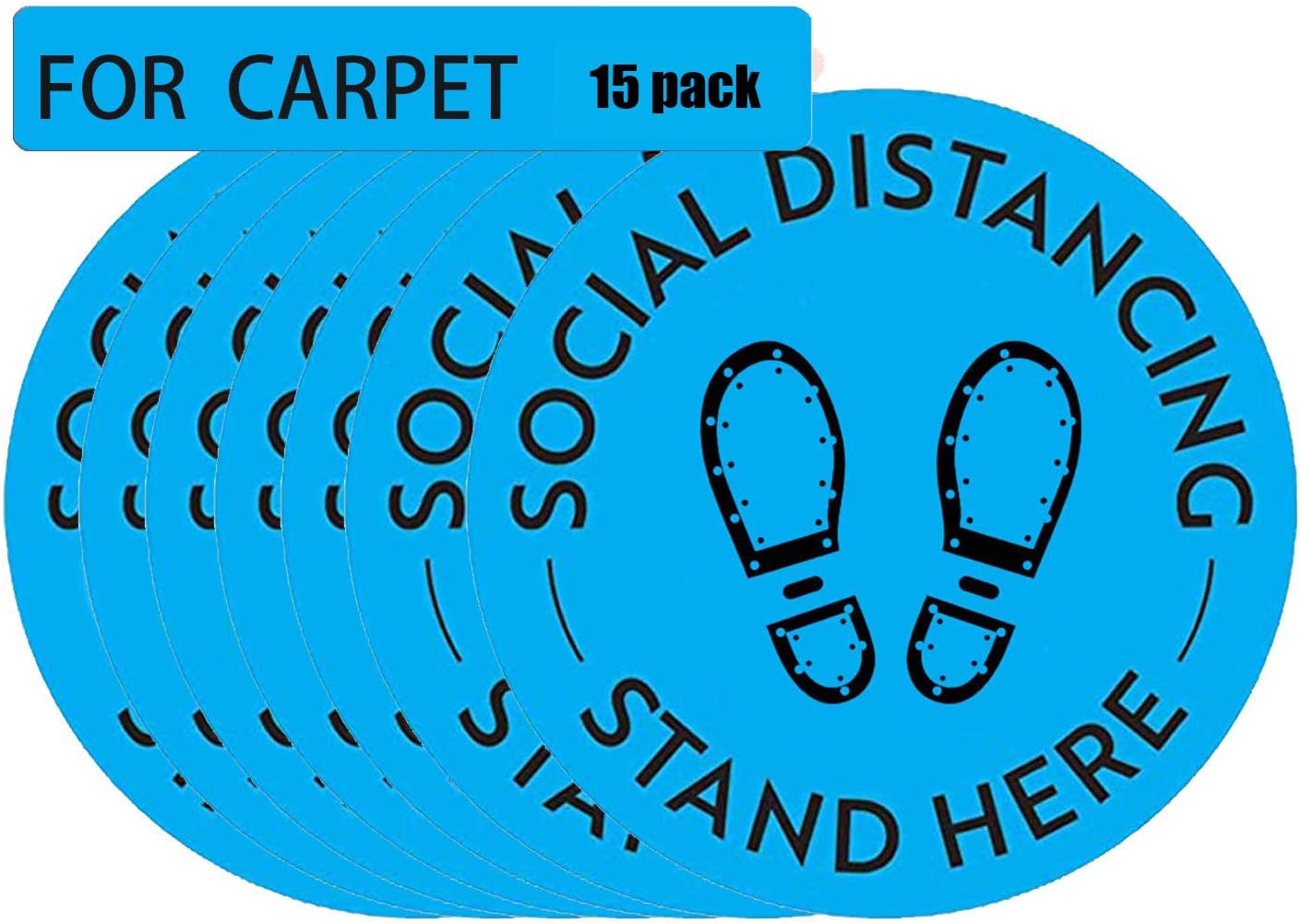 Amazon.com: unbraded [15 Pack 12"] Carpet Special Keep Safe Distance ...