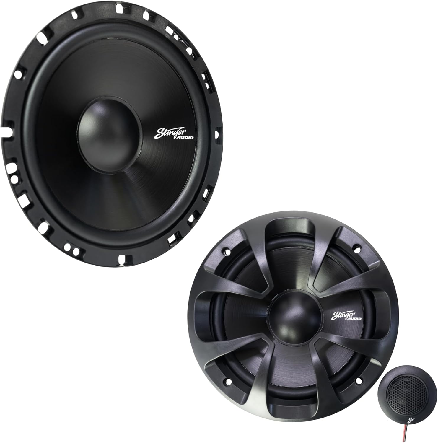 Amazon.com: STINGER Audio 6.5" 100 Watts/4 Ohm Car Audio Component ...