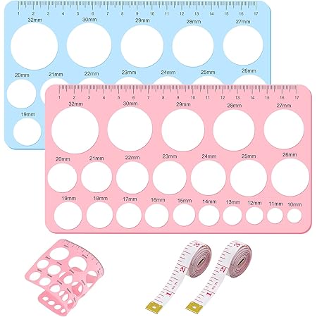 Amazon.com : 4 Pcs Nipple Rulers, Nipple Ruler for Flange Sizing ...