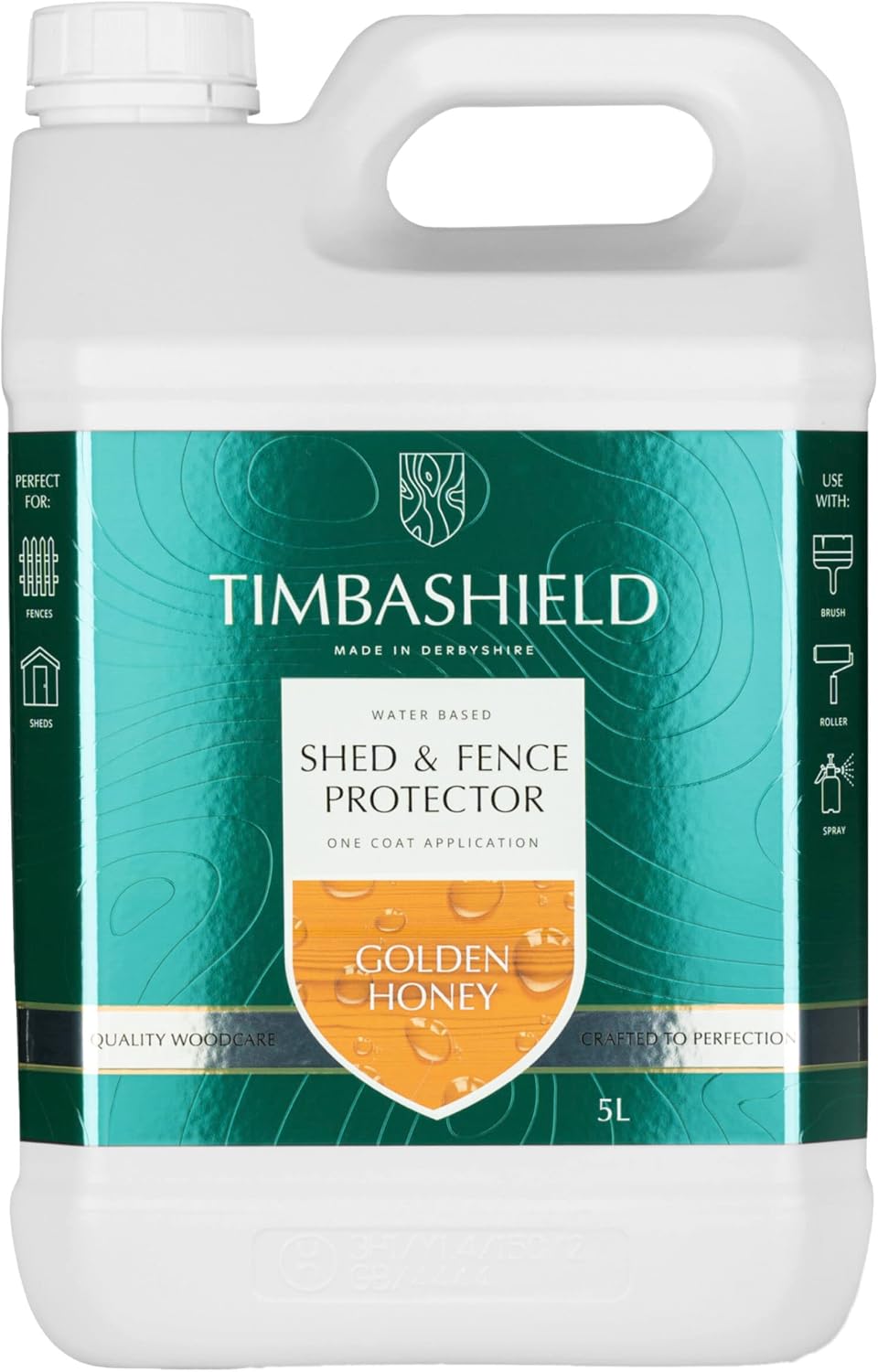 Timbashield - Shed & Fence Protector - Golden Honey - 5L - One Coat ...