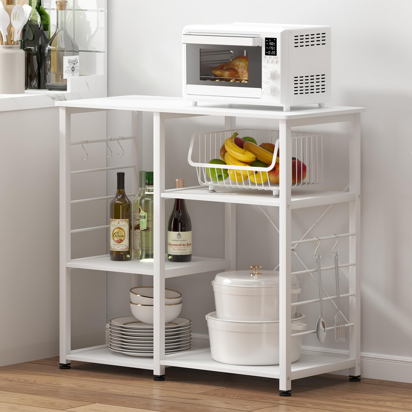 Snapklik.com : Soges 35.4 Inch Kitchen Shelf Bakers Rack Utility ...