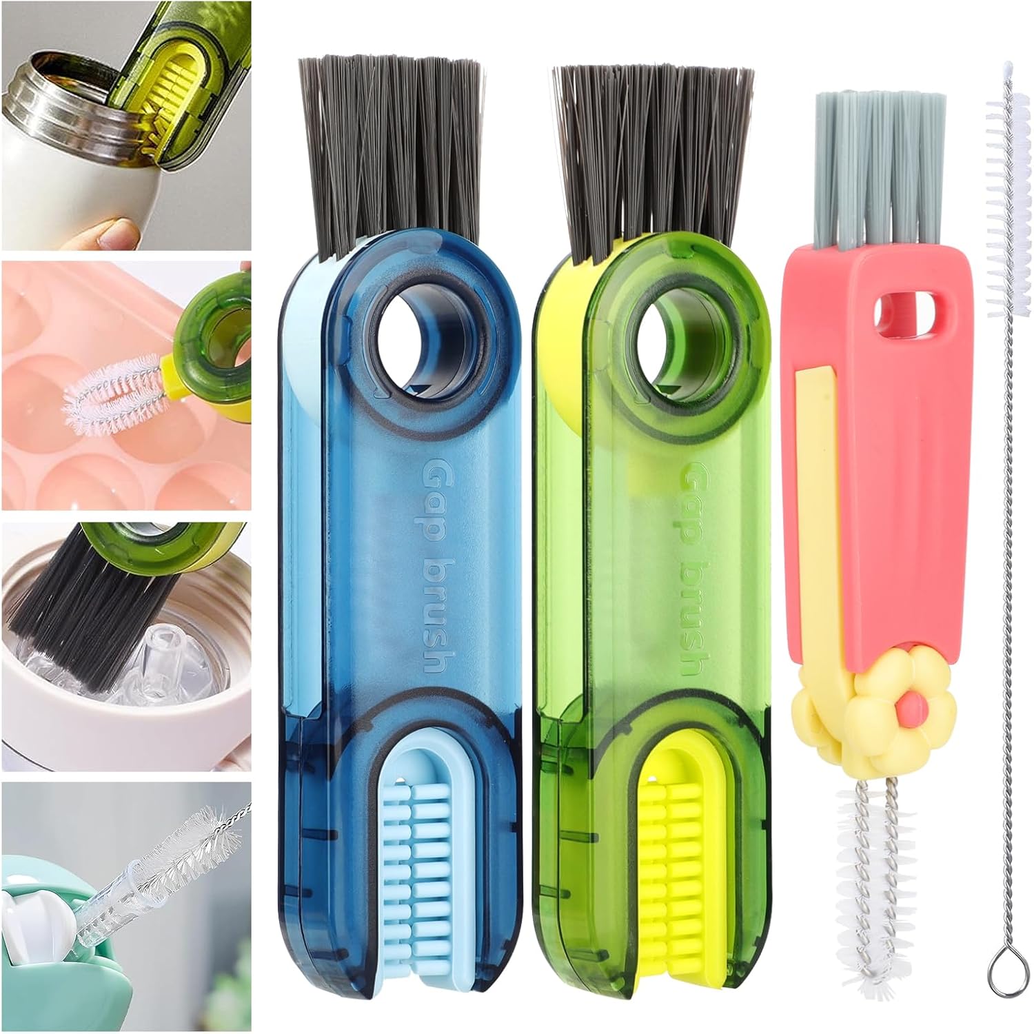 MOSTFUN 4 Pack 3 in 1 Multifunctional Cup Lid and Bottle Crevice ...