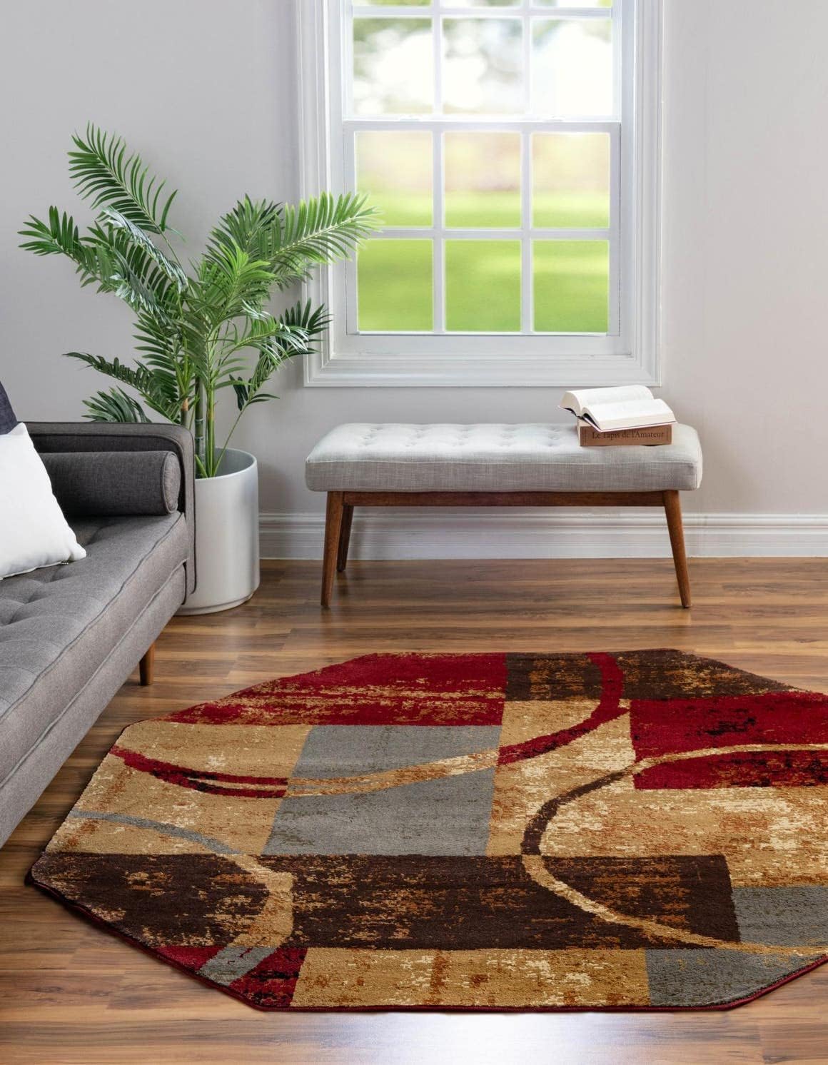 Amazon.com: Unique Loom Barista Collection Area Rug - Kouillou (7' 1 ...